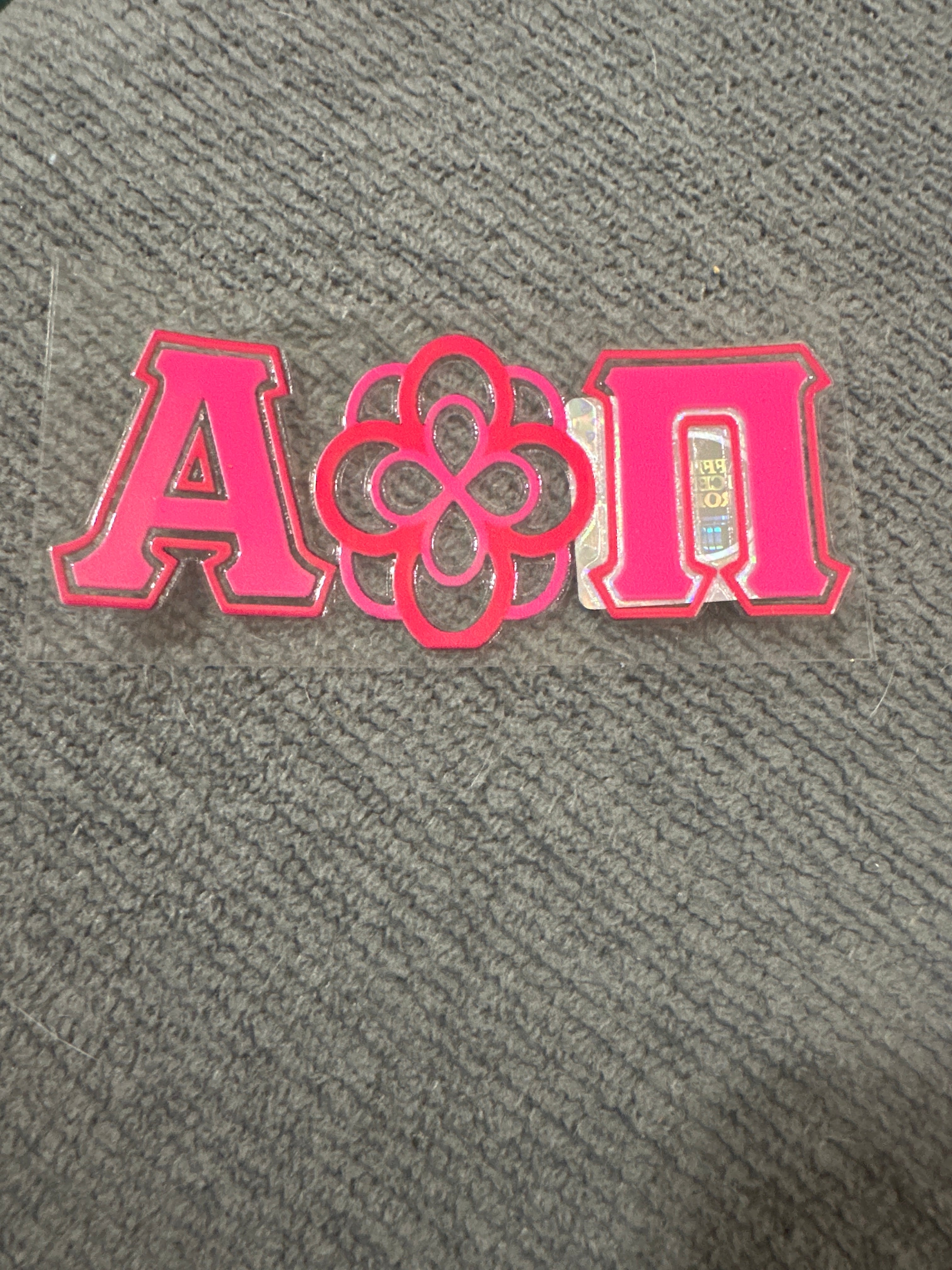 AOII logo UV DTF Sticker – Nine Twenty Four Designs